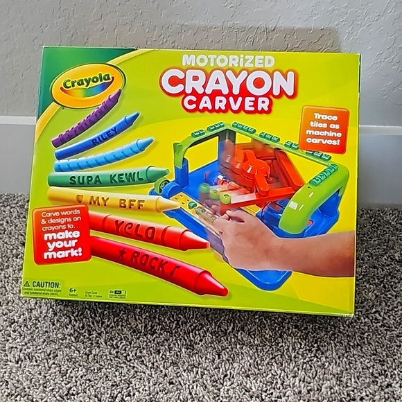Crayola | Toys | Nib Motorized Crayon Carver | Poshmark